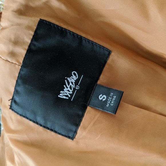 Mossimo Supply Co. | Jackets & Coats | Mossimo Wool Blend Gold Coat ...